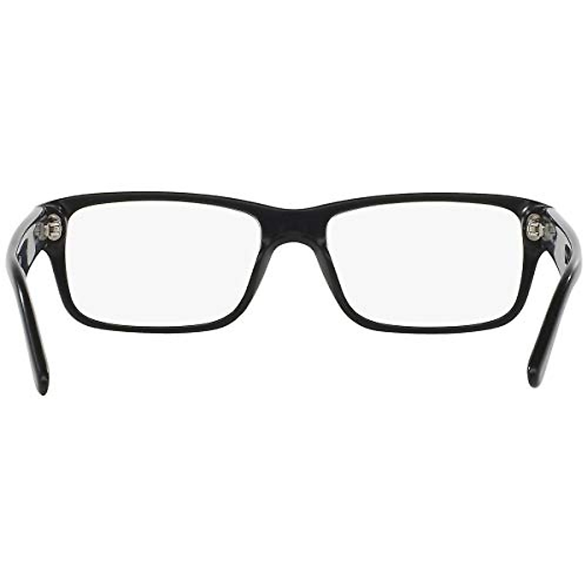 Prada Heritage PR 16MV 1BO1O1 Matte Black Plastic Rectangle Eyeglasses 55mm