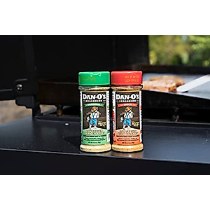 Dan-O's Seasoning Small 2 Bottle Combo | Original & Spicy | 2 Pack (3.5 oz)