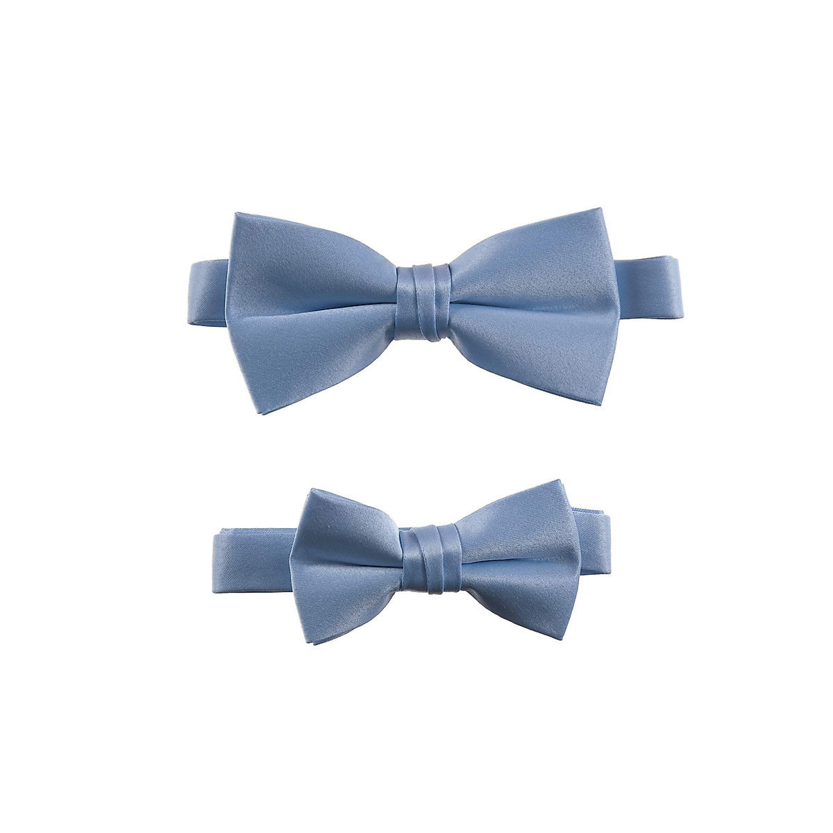 Tuxgear Mens Bow Tie and Suspender Set Combo, 48" Men's, Light Blue (48" Men's, Light Blue)