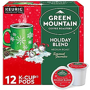 Green Mountain Coffee Roasters K-Cups, Holiday Blend, 12 Count