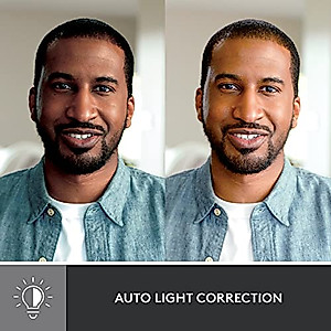 Logitech Brio 501 Full HD Webcam with Auto Light Correction,Show Mode, Dual Noise Reduction Mics, Privacy Cover, Works with Microsoft Teams, Google Meet, Zoom, USB-C Cable - Black