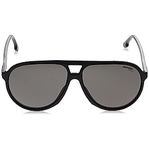 Carrera Modern Pilot Sunglasses, Black/Grey Shaded, 61