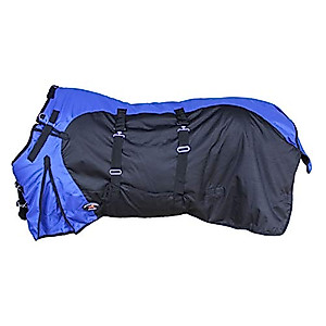 CHALLENGER 78" 1200D Turnout Lightweight Bellyband Rain Horse Winter Blanket Sheet 385B