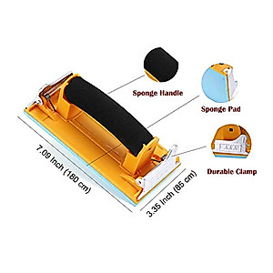 Aouker HS85180 Hand Sander with Sponge Handle, Perfect for 9 x 3.6 inch Sandpaper