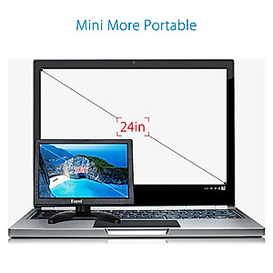 Eyoyo 10 Inch IPS LCD Monitor 1280x800 Resolution Support HDMI VGA BNC AV Input for PC TV Security Display(10 inch)