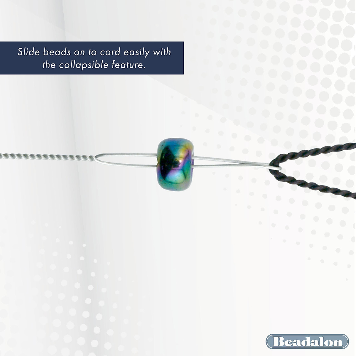 Beadalon 700F-102 Collapsible Eye Needles 2.5-Inch Fine 4 Pack