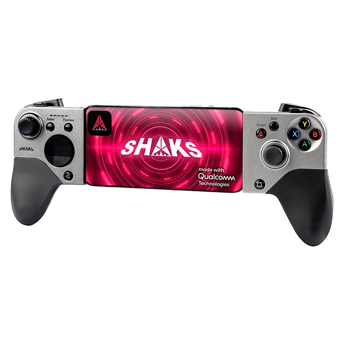 SHAKS S5i Big Handle Wireless Gamepad Controller for Android, Windows, iOS and Supporting X-Cloud, Stadia, Geforce - Portable Mobile Game Controller, Powered by Qualcomm