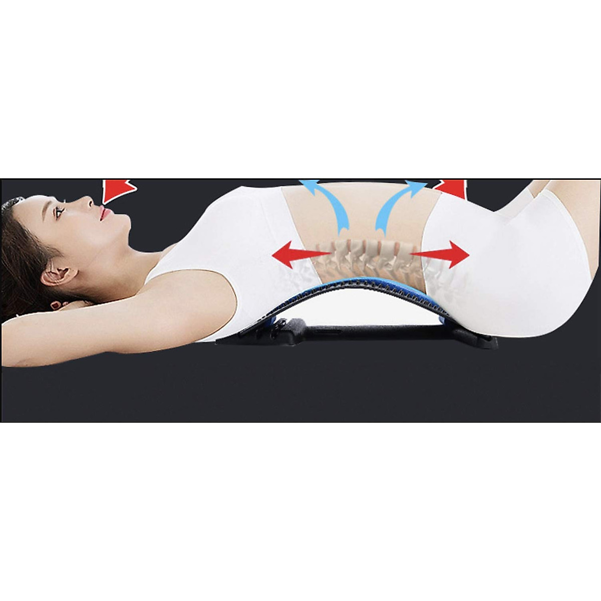 Back Stretcher for Lower Back Pain Relief - Lower Back Stretcher - Upper Back Stretcher - Back Arch Stretcher to Relieve Tension