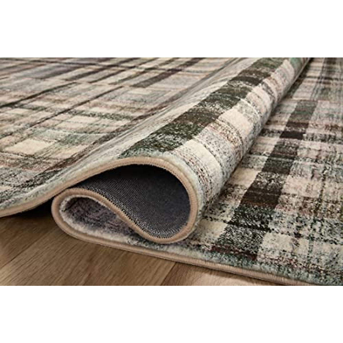 Loloi Chris Loves Julia x Humphrey Collection HUM-03 Forest/Multi, Contemporary 5'-0" x 7'-0" Area Rug feat. CloudPile™
