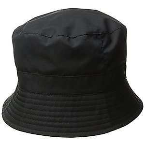 totes Women's Bucket Rain Hat, Black, One Size