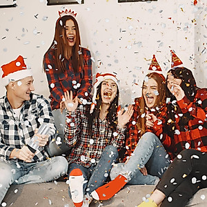 Small Confetti Cannon 24 Pack Mini Confetti Poppers Gold Party Poppers Confetti Small Party Confetti for Kids Ideal for Weddings Birthdays Graduations Baby Shower Christmas New Years (Silver)