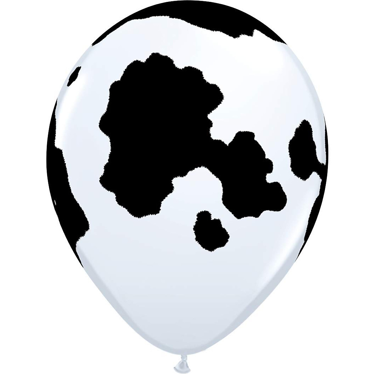 Qualatex Holstein Cow Print Biodegradable Latex Balloons 11-Inches Round (20-Units)