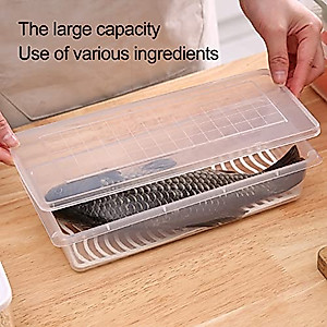 Storage Box Prevents Odor Sturdy Rectangular Plastic Drain Storage Box for Unisex S