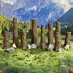 Extruded Gaming Rosewood Trees Set 1