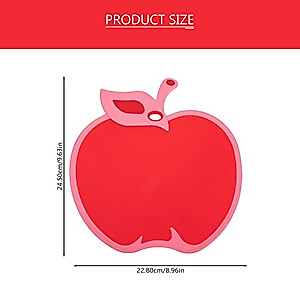 Luxshiny Large Cutting Board Fruit Chopping Board Small Cutting Boards Plastic Kitchen Cutting Boards for Vegetable Fruit Bread Chopping Boards Fruit- Shaped Serving Board