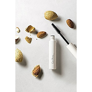 Ere Perez - Natural Almond Oil Mascara | Vegan, Cruelty-Free, Clean Beauty (Brown, 0.35 oz | 10 ml)