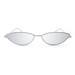 FEISEDY Fashion Designer Sunglasses Retro Small Petals Shape Arc Temple Design B2298