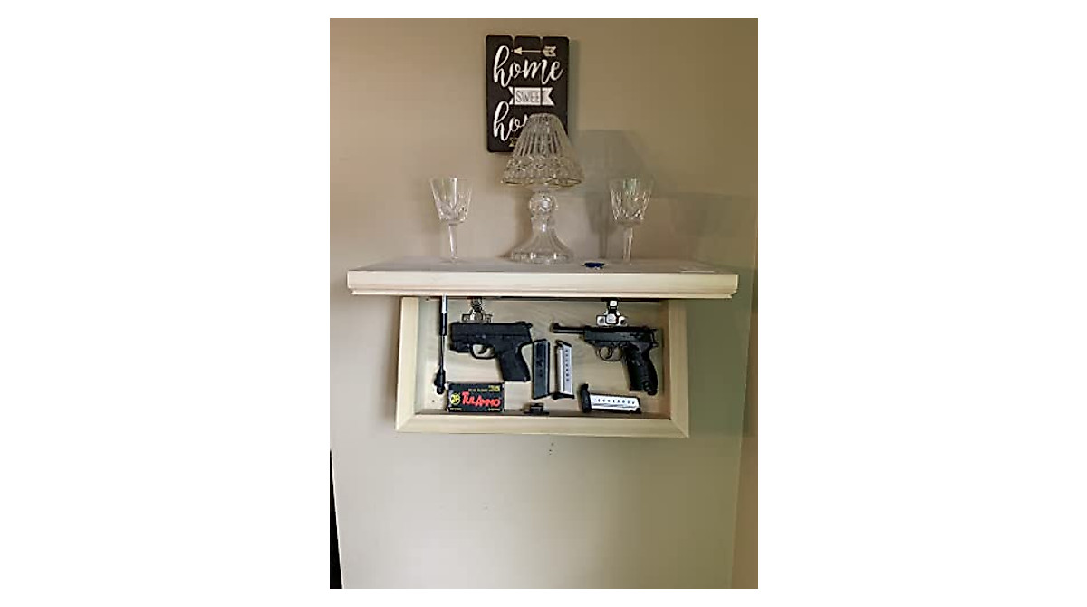 Secure Stow Shelves Concealment Gun Shelf with RFID Lock