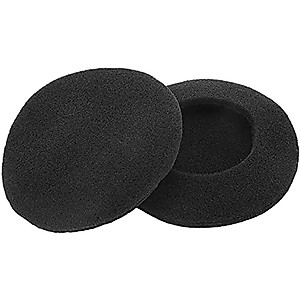 12 Pairs 45mm / 1.8inch Headset Ear Cap Replacement for Most Standard Size Ear Cushions Ear pad Cover Sponge Replacement Ear pad Headphones Black