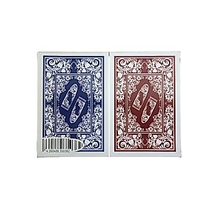 Bullets Playing Cards – Two Decks of Poker Cards – Waterproof Plastic – Easy to Read & Great Feel - Jumbo Index & Two Pips – Including Cut-Card - Professional Playing Cards for Texas Holdem Poker