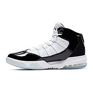 Nike Air Jordan Max Aura Mens Basketball Trainers AQ9084 Sneakers Shoes (UK 9 US 10 EU 44, Black White 011)