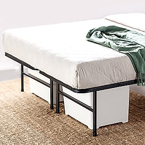 ZINUS SmartBase Essential Mattress Foundation with Bamboo Slats, Metal Platform Bed Frame, Sustainable Bamboo Slat Support, No Box Spring Needed, Easy Assembly, Full