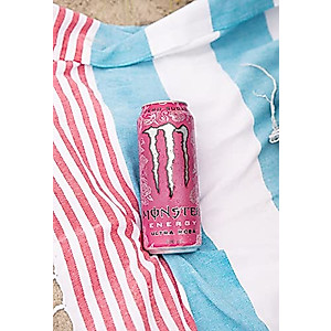 Monster Energy Ultra Rosa, Sugar Free Energy Drink, 16 Ounce (Pack of 15)
