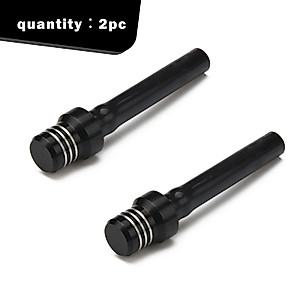 GKmow 2 PCS Car Fuel Tank Cap Breather Cap, 2.75" x 0.47" CNC Alloy Gas Tank Valve Breather Hose with Steel Balls, Safety Protection Accessory, Suitable for Cars, Off-road, Motorcycles, ATVs (Black)