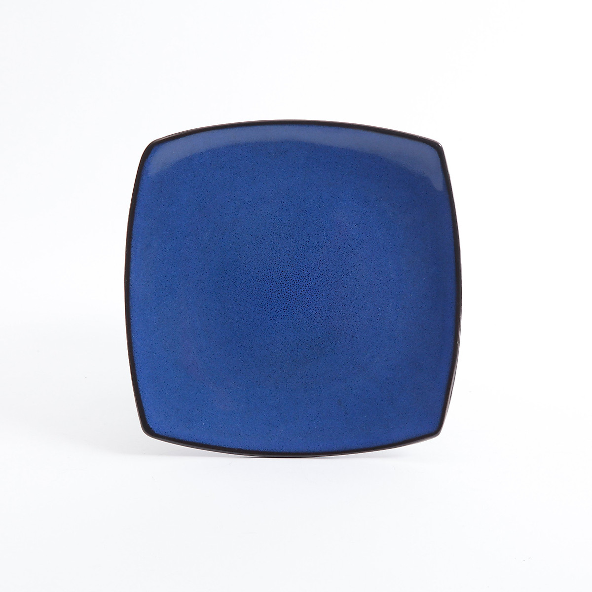 Gibson Elite Soho Lounge Reactive Glaze Stoneware Dinnerware Set, Service for 4 (16pc), Blue