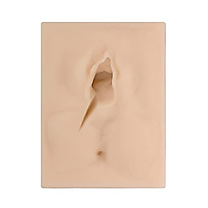 Female Vulva Incision Perineal Suture Practice Model (Right Cut) Laceration/Episiotomy Suture Simulator Practice for Gynecology Teaching to Medical Student, Doctor Training
