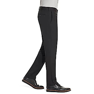 Van Heusen Men's Traveler Slim Fit Pant, Black, 29W X 32L