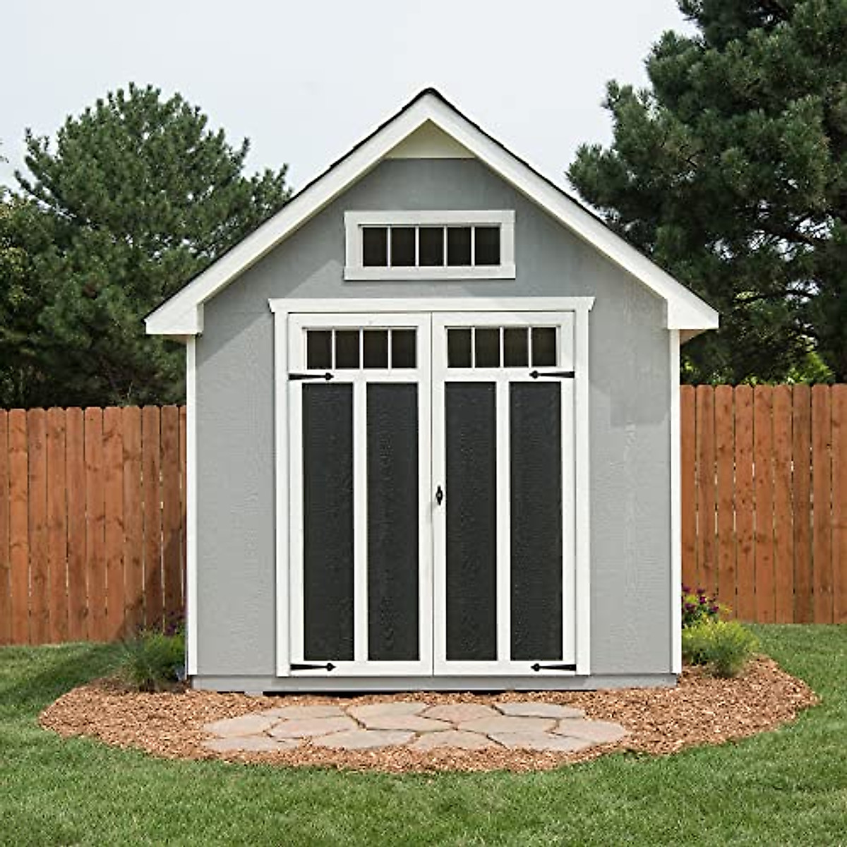 Handy Home Products Tribeca 10x12 Do-It Yourself Wooden Storage Shed with Floor