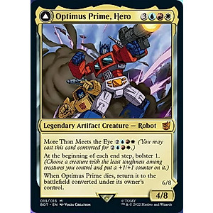 Magic: the Gathering - Optimus Prime, Hero // Optimus Prime, Autobot Leader (013) - Transformers