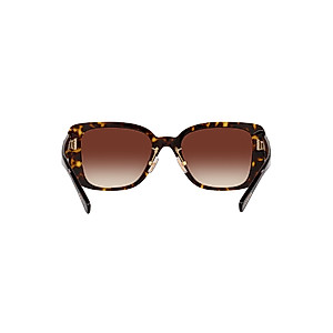Coach HC8352 Sunglasses, Dark Tortoise/Dark Brown Gradient, 54 mm