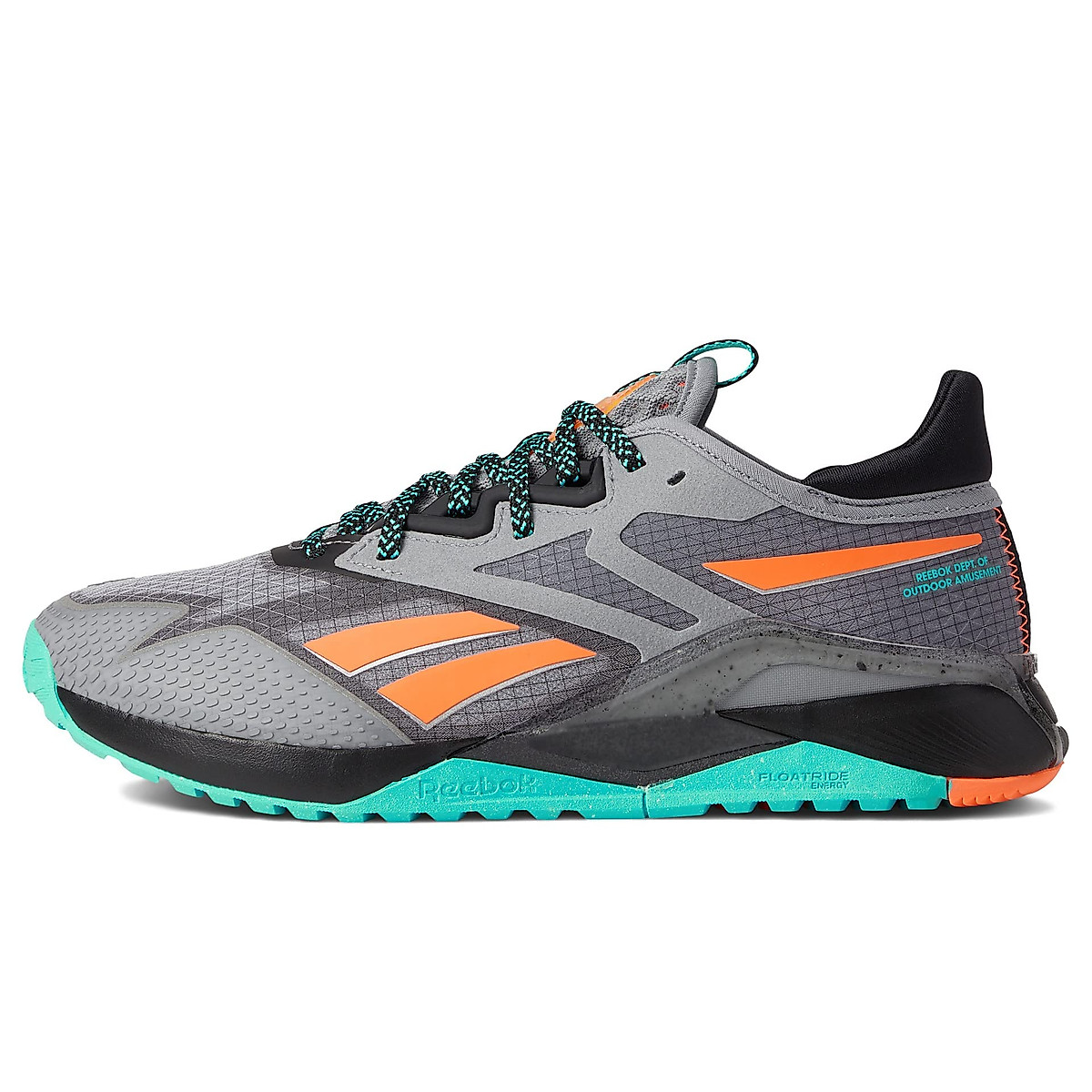 Reebok Women's Nano X2 Tr Adventure Cross Trainer, Pure Grey/Black/Classic Teal, 9