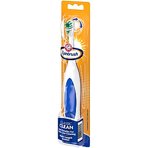 Arm & Hammer Spinbrush Classic Clean Powered Toothbrush, 1 Count