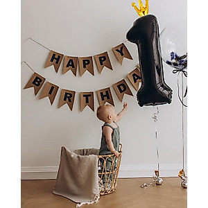Number 7 Balloon 40 in, Black Seven Birthday Decorations, 7th Balloon Number,Wednesday Addams Party Decorations, 7 70 Year Old Balloon