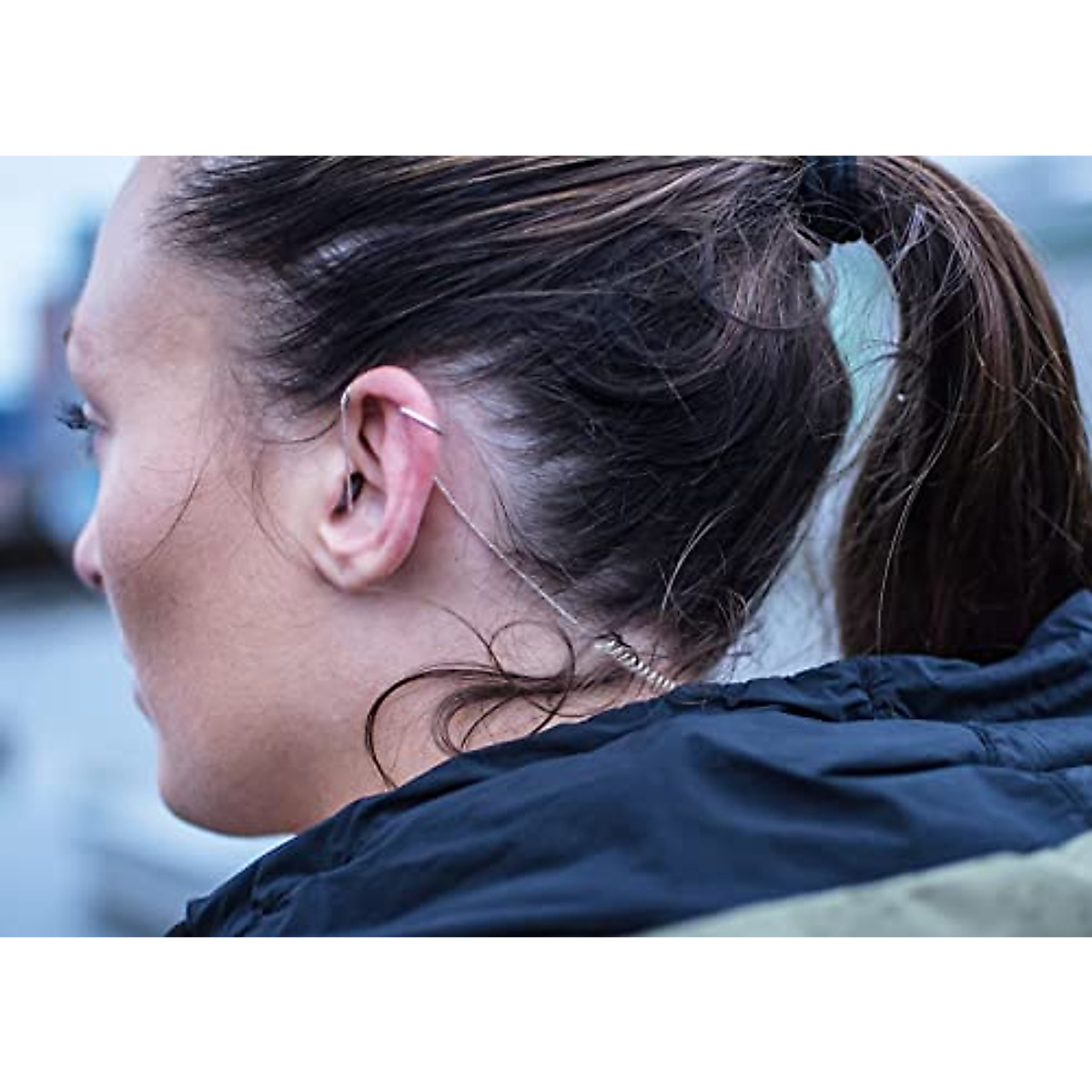 N-ear 360 Flexo Dynamic Single Ear Earpiece (3.5mm Connector, 22")