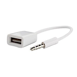 Ronyme 4X USB 2.0 Female to 3.5mm Male Stereo AUX Headphone Converter
