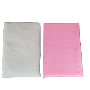 Baby Bassinet Sheets for the Chicco Lullago & Ingenuity Foldaway Rocking Bassinets 32x19 | Set of 2 (Pink/Gray) | Portable Travel Bassinet-Durable and Made to Last | 100% Woven Cotton