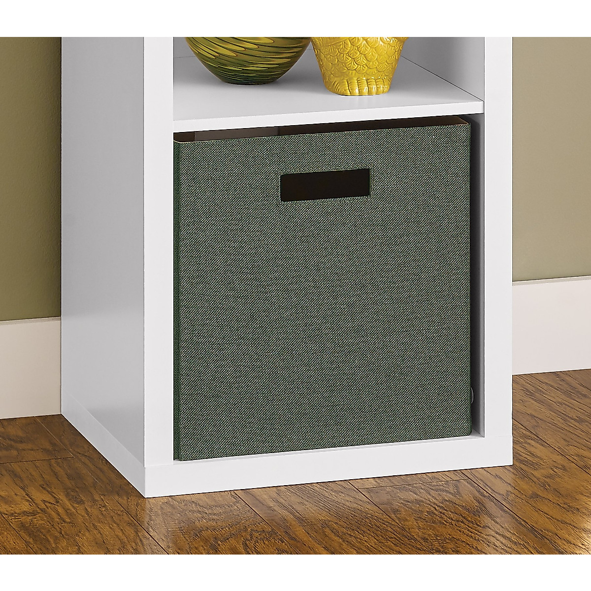 ClosetMaid Decorative Fabric Storage Bin, Green
