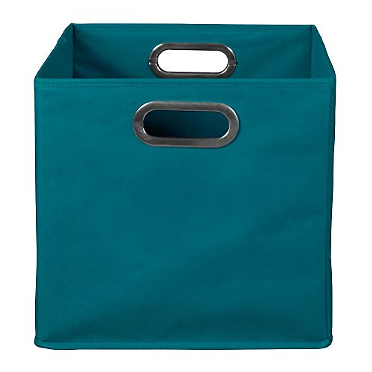 Cheer Home Storage Foldable Fabric Cube Storage Bin- Teal