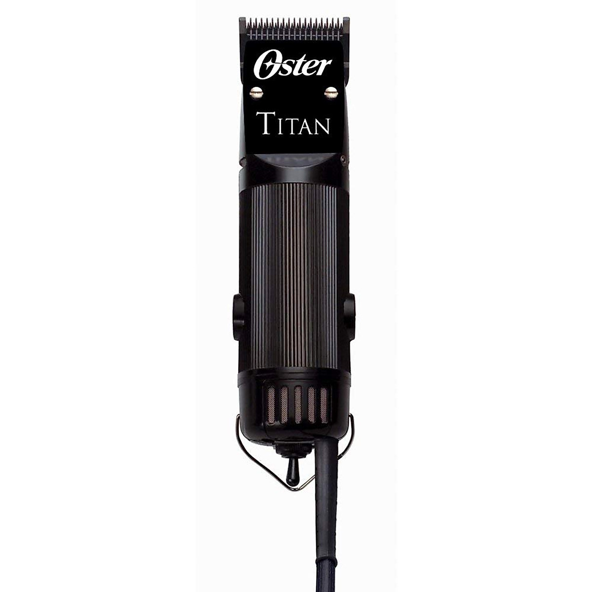 Oster Titan Model #76076-310 Detachable Blade Heavy Duty Clipper with Bonus 00000 Detachable Blade, 10 Guide Comb Set and Neck Duster