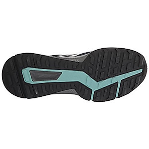adidas Women's Terrex Soulstride Trail Running Shoes, Black/Crystal White/Mint Ton, 8.5