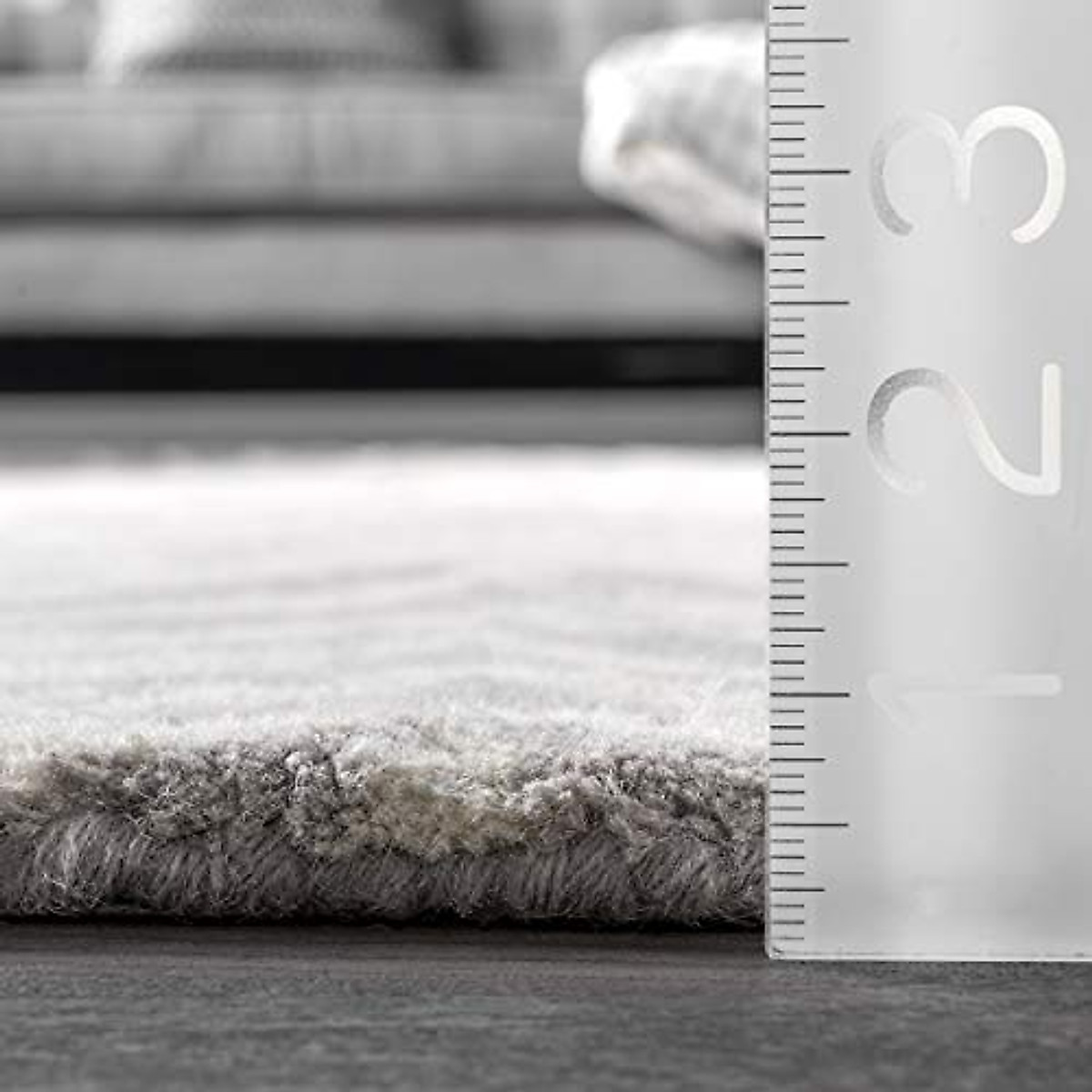 nuLOOM Alex Hand Tufted Wool Runner Rug, 2' x 6', Beige