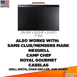 GriddleGuard Blackstone Hard Cover Lid 36" Griddle 36 Inch Outdoor Grill Accessories - Made in USA