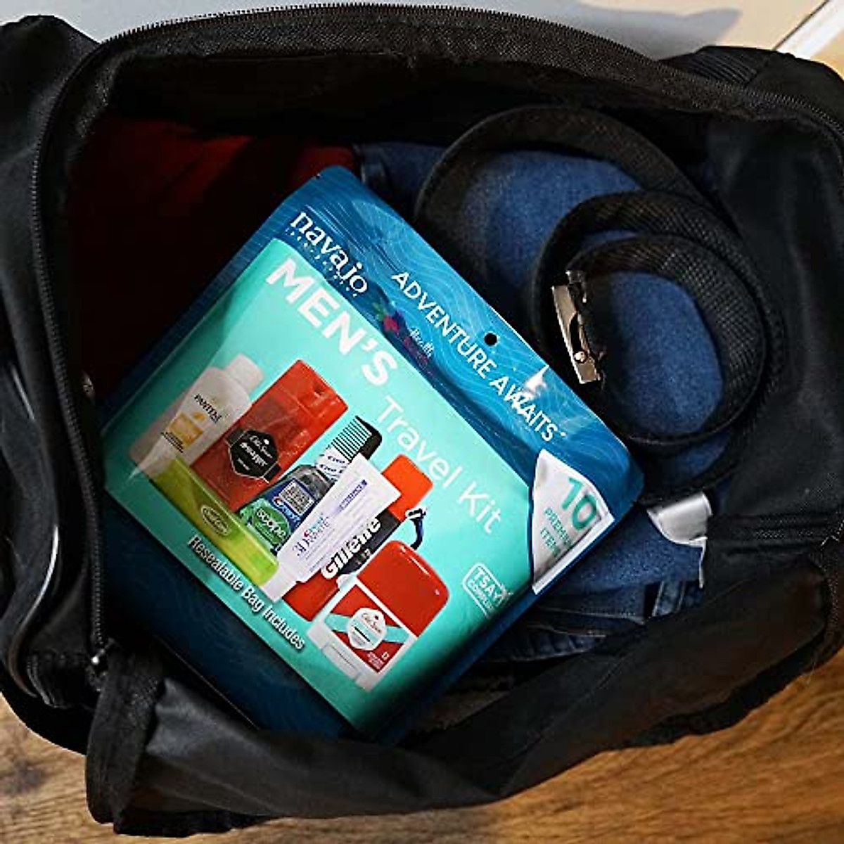 Handy Solutions 10 Piece Resealable Men's Travel Kit