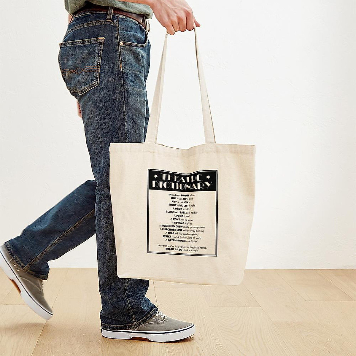 CafePress Theatre Dictionary Tote Bag Canvas Tote Shopping Bag