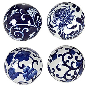 A&B Home Set of 4 Decorative Orbs