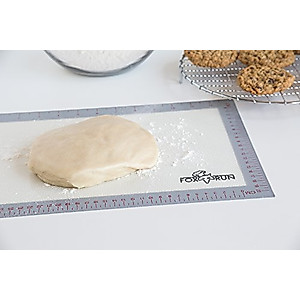 Fox Run Non-Stick Baking Mat, Silicone, 14.25-Inch x 9.25-Inch